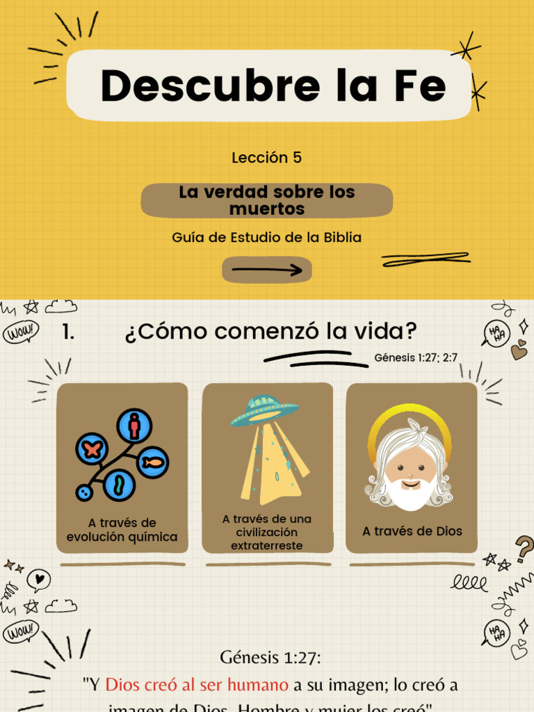 Lección 5 | PDF | Vida eterna (cristianismo) | Creencia religiosa y ...