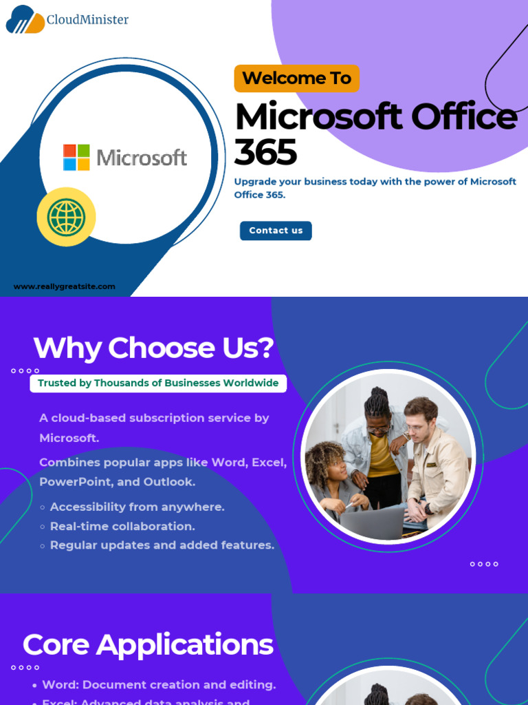 Microsoft Office 365 from CloudMinister Technologies | PDF | Microsoft Office | Application Software