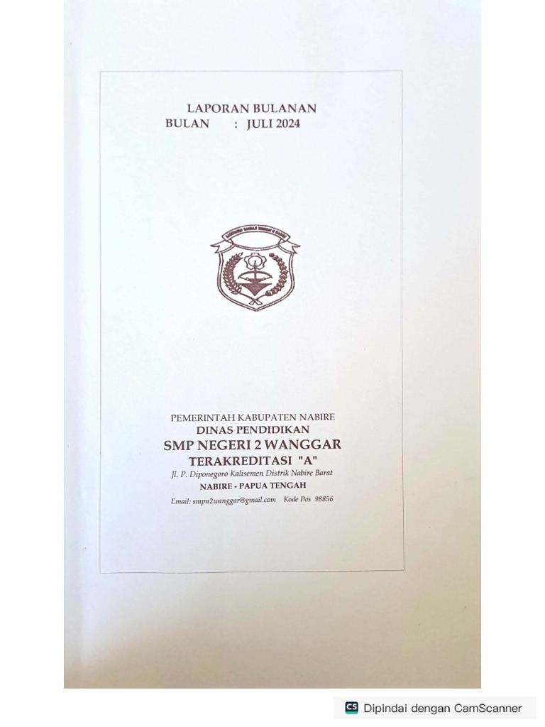 Laporan Bulanan | PDF
