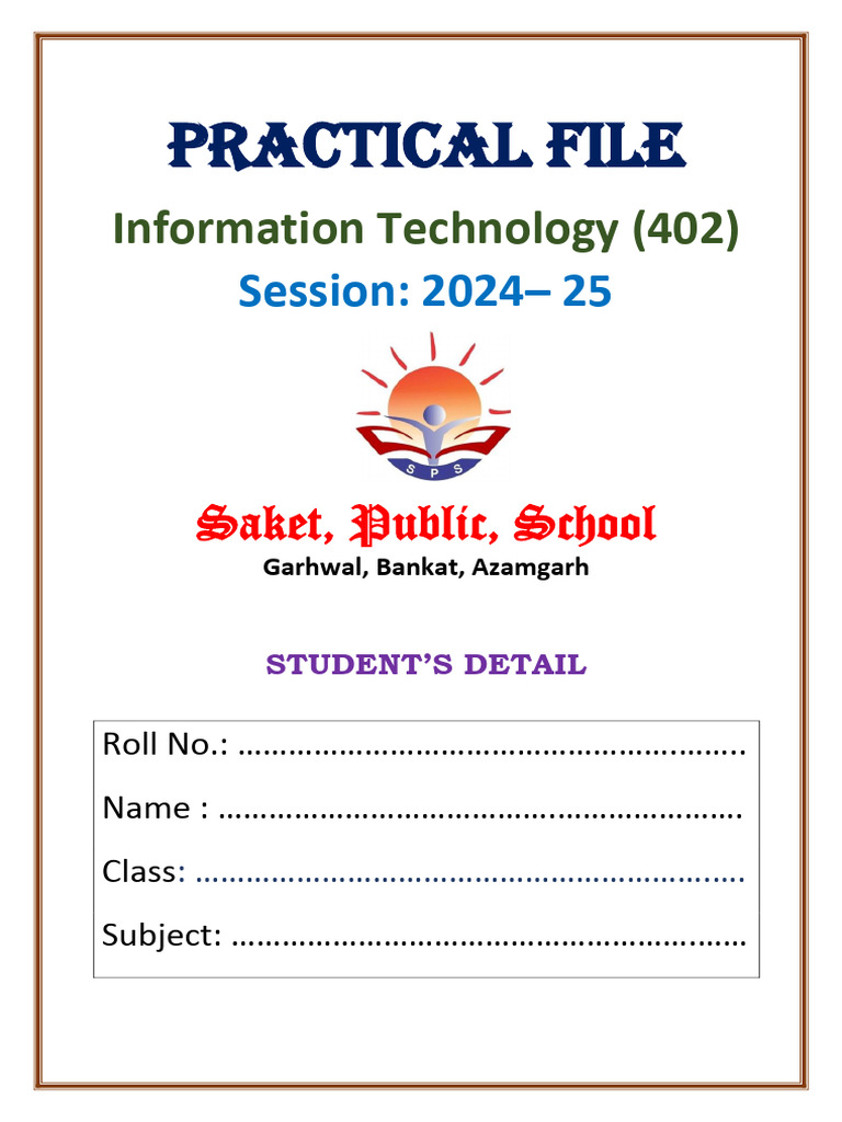 IT-PRACT FILE Initial-Pages 11 | PDF