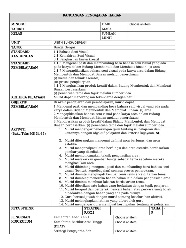 Unit 4 Bunga Gergasi | PDF