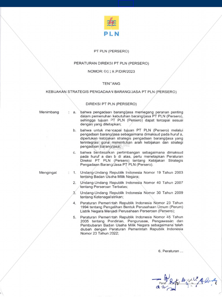 PRDS PLN 0018pdir2023 2023 | PDF
