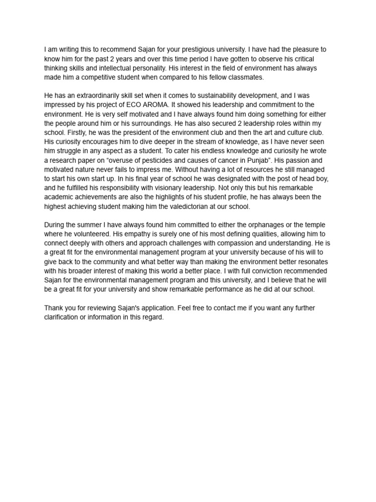 Lor by Principal Mam | PDF