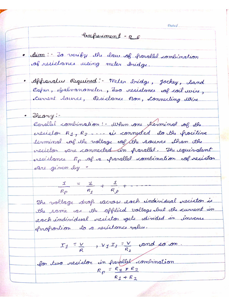 Physics & Chem Practical Class 12 | PDF