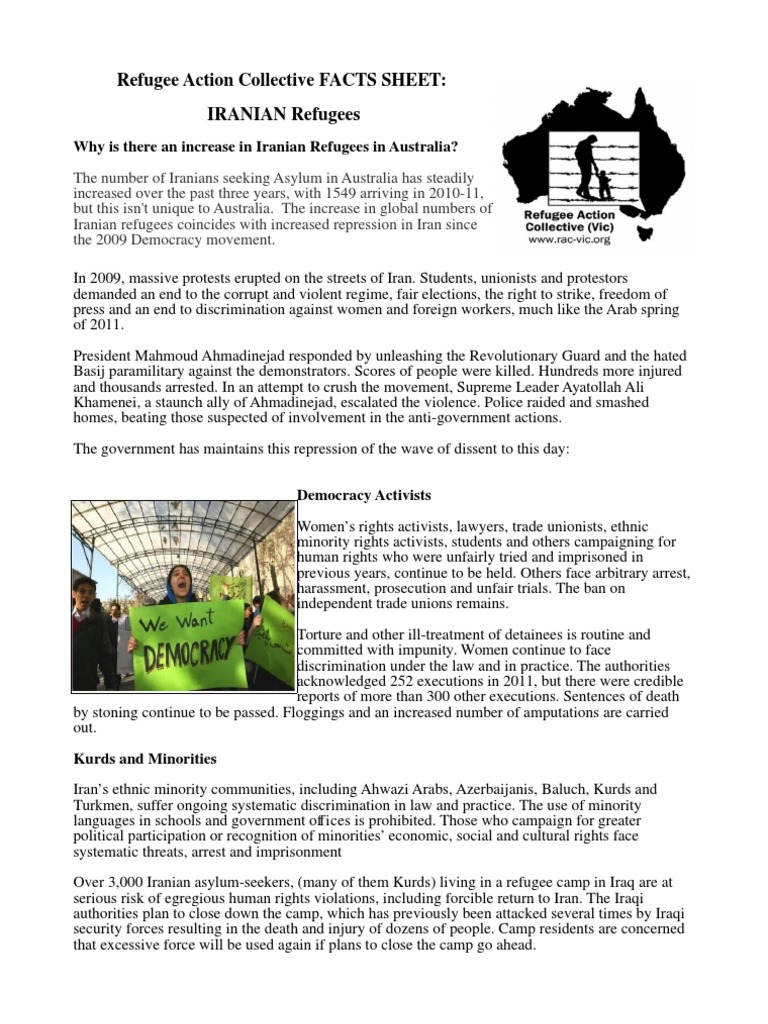 Iran Fact Sheet | PDF | Immigration Detention | Mahmoud Ahmadinejad