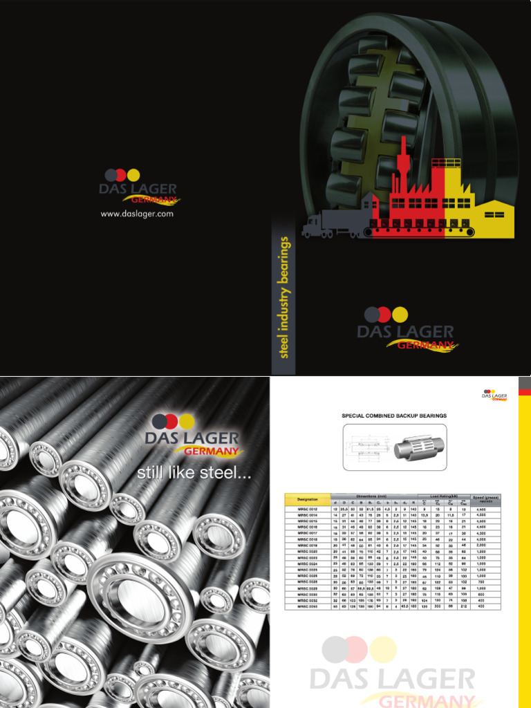 DAS LAGER Catalog-Steel Industry | PDF