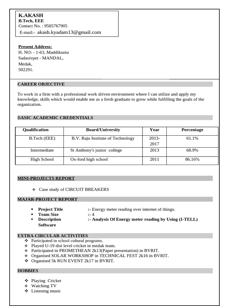 Akash Resume | PDF