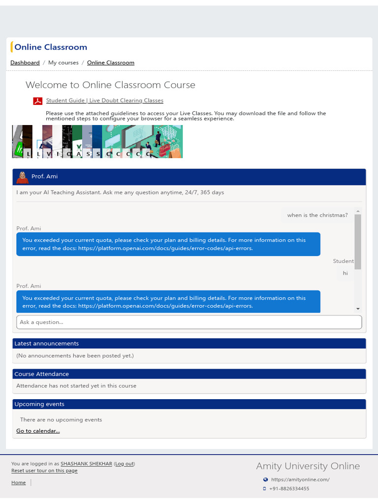 Online Classroom Student Guide | PDF