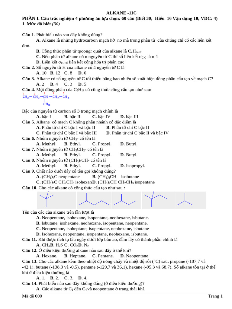 C23. Alkane | PDF