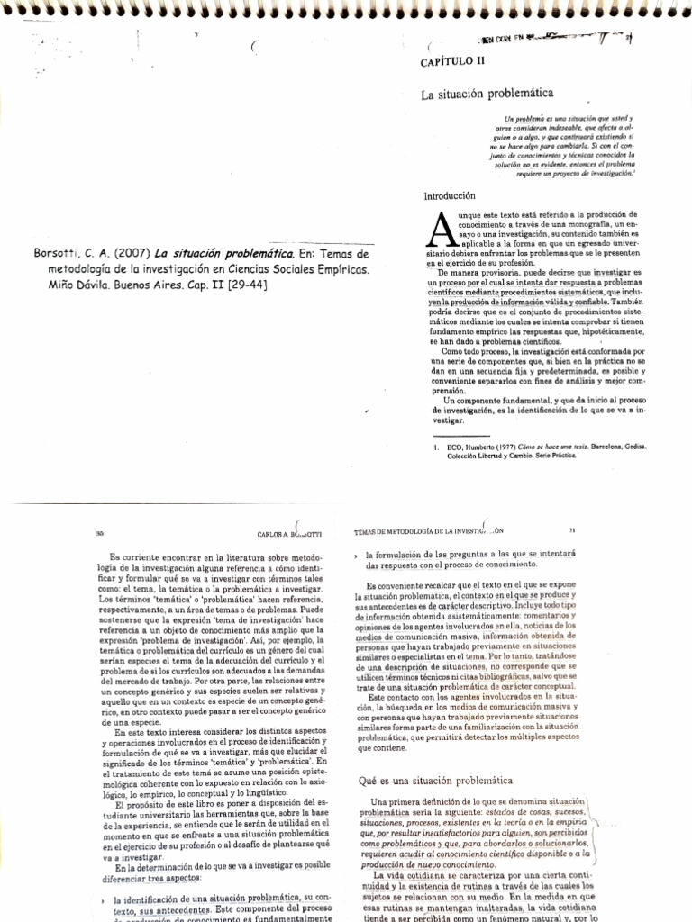 La situación problemática | PDF | Evaluación | Conocimiento