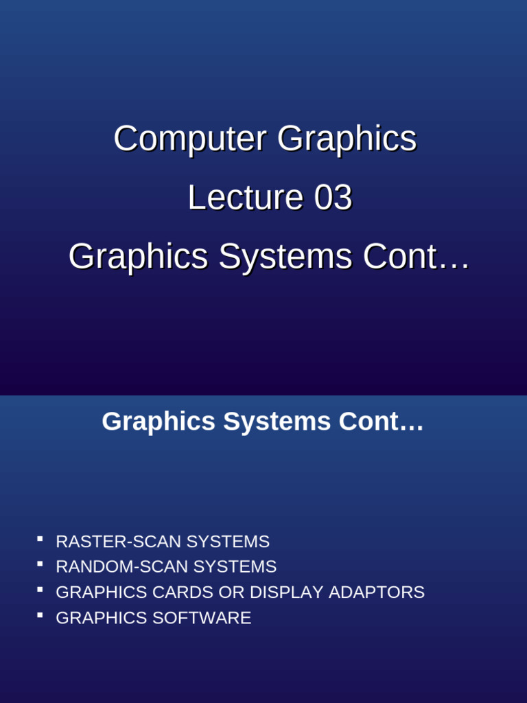 Lecture 03 | PDF | Random Access Memory | Personal Computers