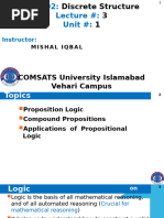 Freshman Mathimatics Unit 1 Part 2 | PDF | Truth | Proposition