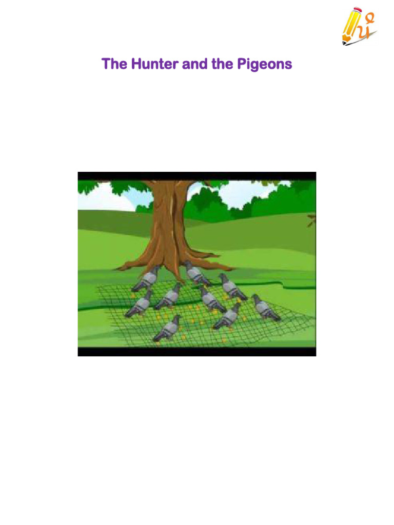 The Hunter and the Pigeons | PDF