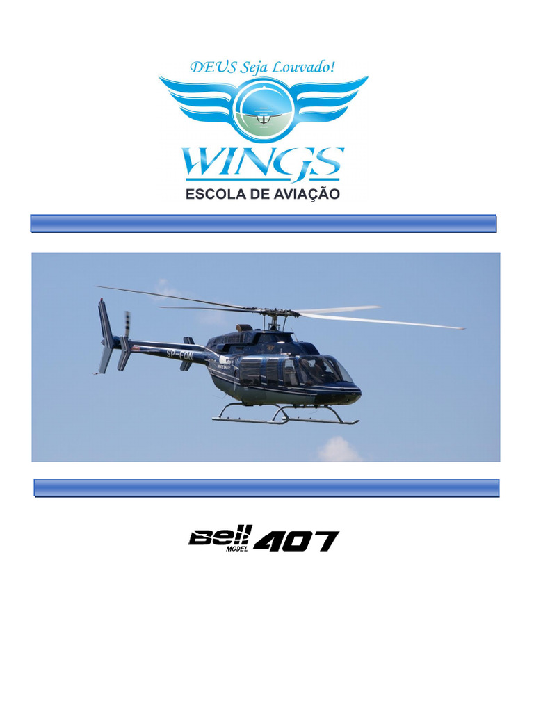 BELL - 407 - WINGS - PT-BR | PDF | Helicopter Rotor | Empennage