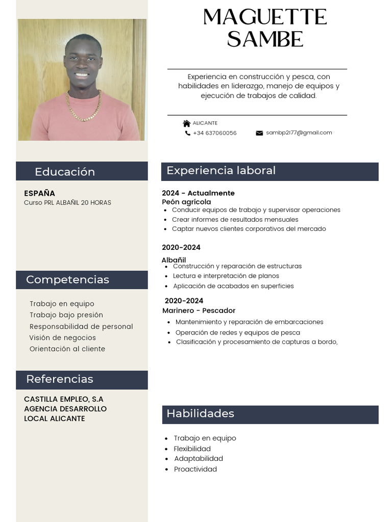 CV Maguette Actualizado | PDF