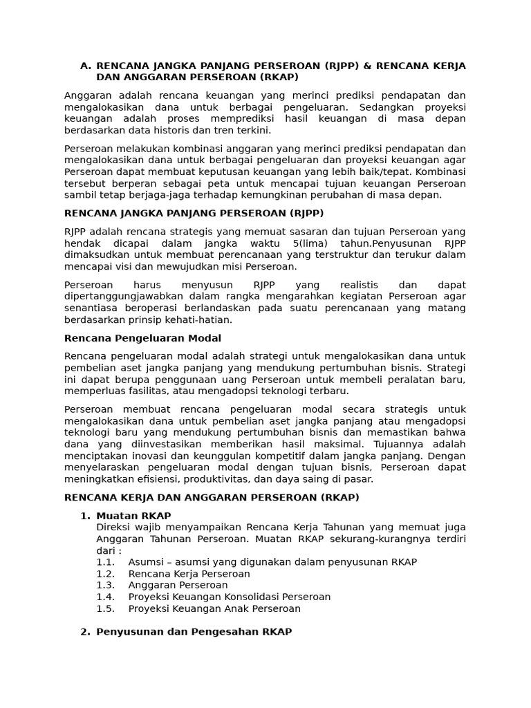 Lathi - RJPP Dan RKAP | PDF