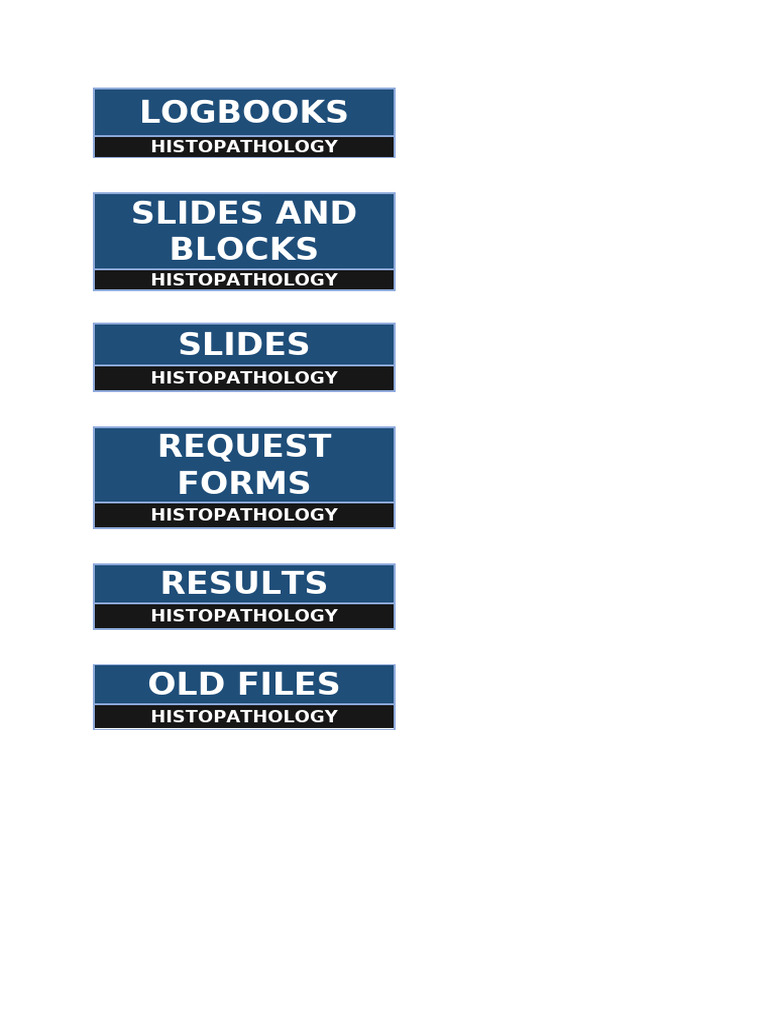Cabinet Labels - Copy | PDF
