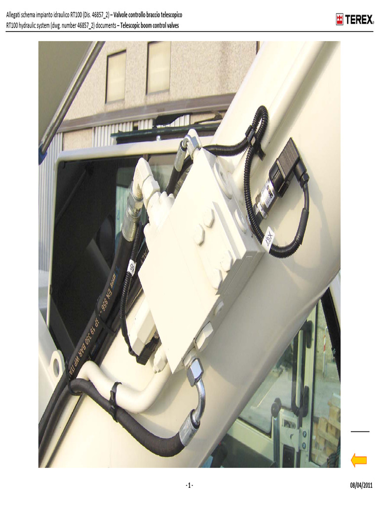 RT100 Telescopic Boom Valves | PDF