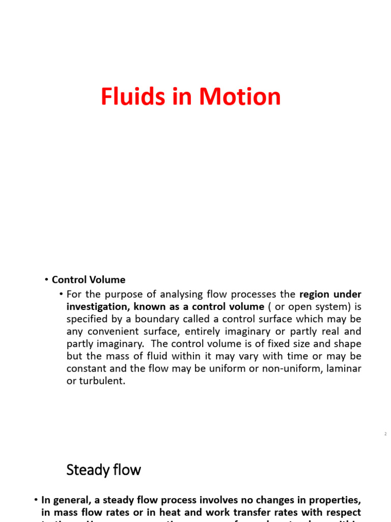 3-Fluid in Motion | PDF | Fluid Dynamics | Soft Matter