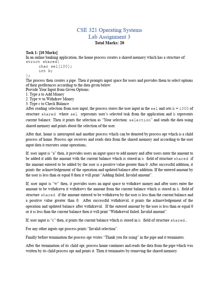 Assignment 3 Pdf Computer Engineering Computer Science 