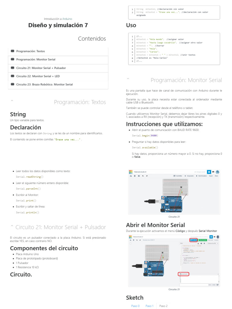 Introducción a Arduino y Circuitos Básicos | PDF | Arduino | Informática