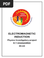Electromagnetic Induction: Physics Investigatory Project | PDF ...