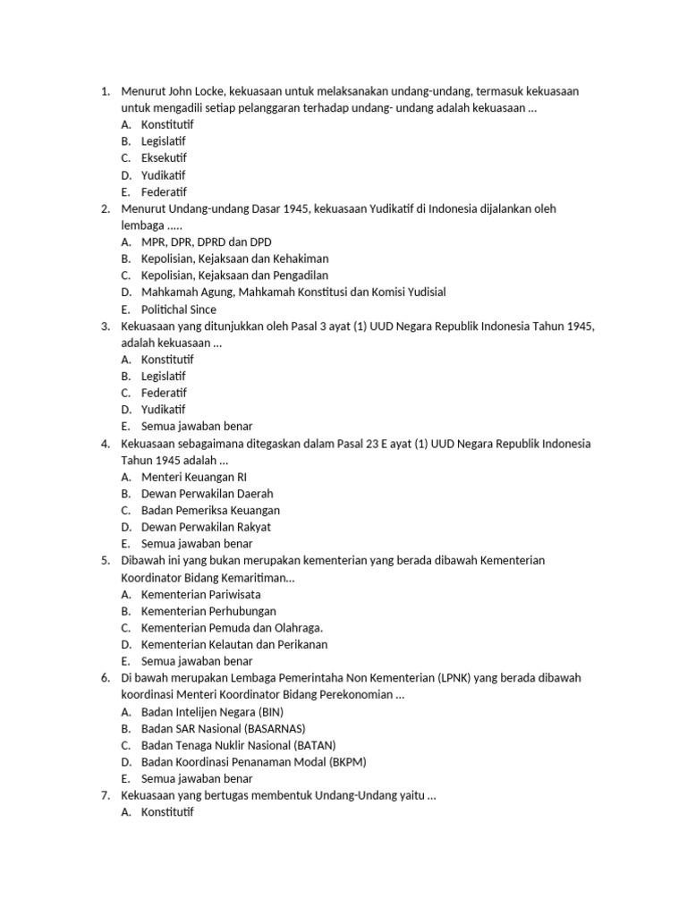 X PAS PPKN 2024 | PDF