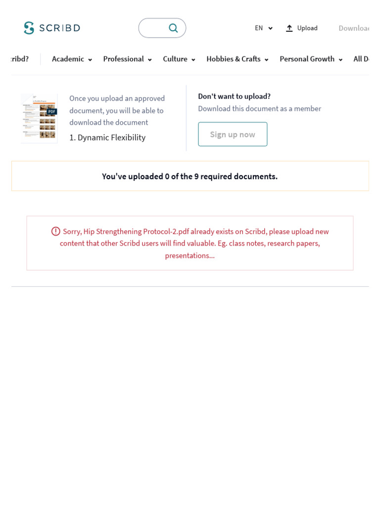 Upload A Document - Scribd | PDF | Scribd | Internet