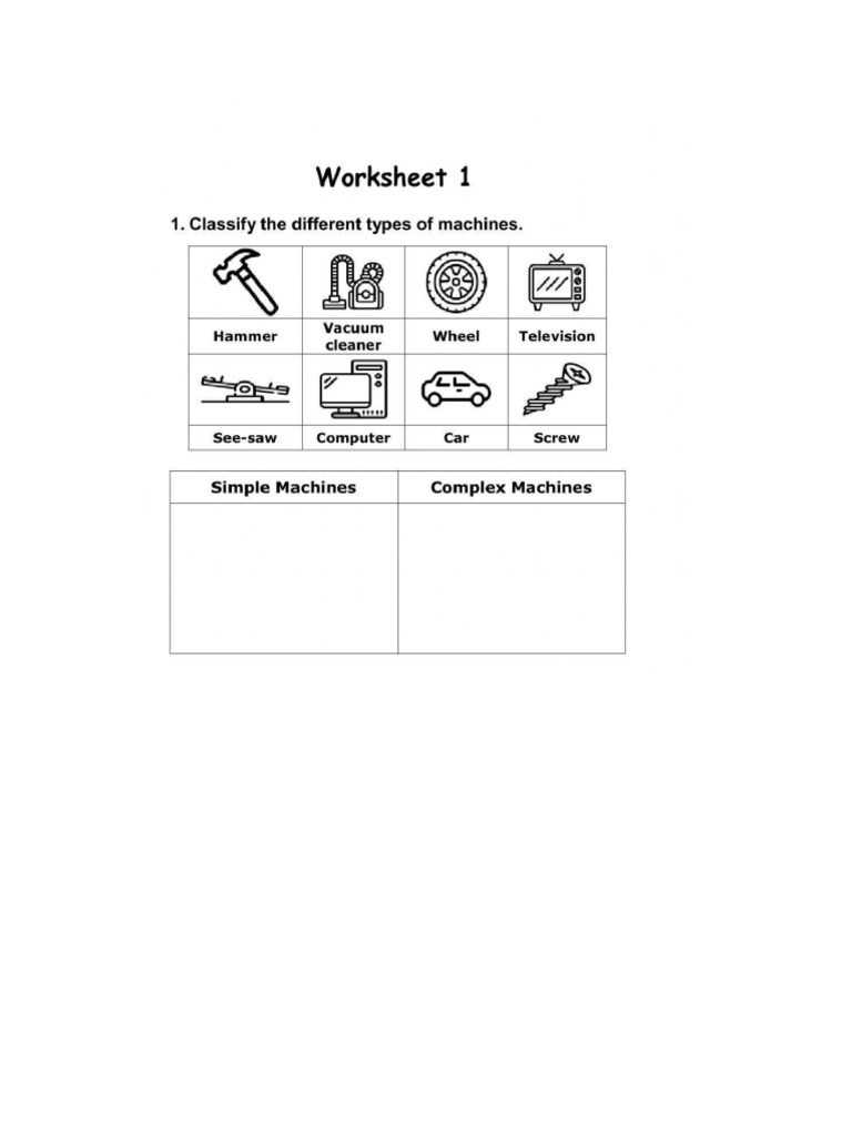 Simple and Complex Machines | PDF