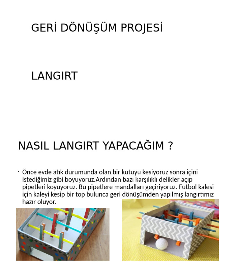 Langırt Geri Donusum | PDF