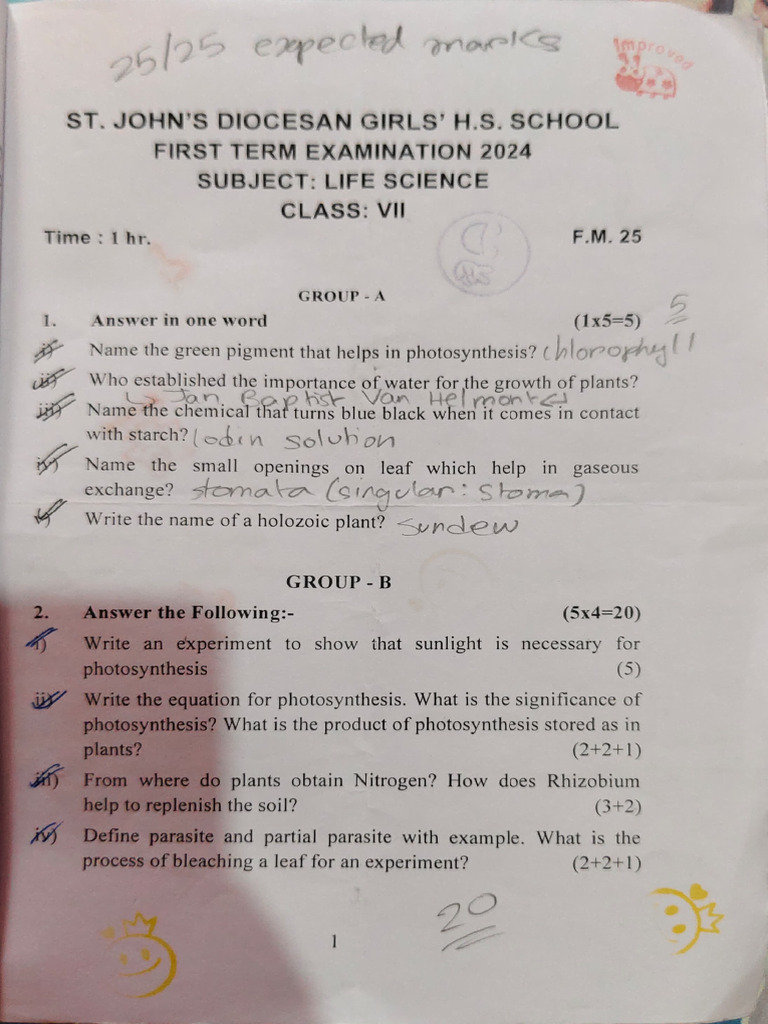 Life Science 7 1st Term | PDF