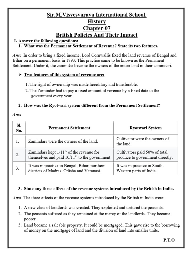 History-07 Notes Class -8 | PDF
