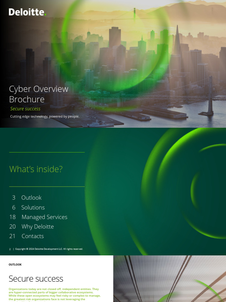 Deloitte Global Cyber Overview | PDF | Computer Security | Security