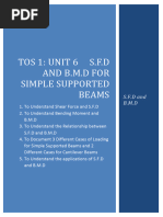 SOM - SF and BM Formulas | PDF | Bending | Strength Of Materials