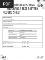 McGill Trunk Endurance Test Norms | PDF | Anatomical Terms Of Motion ...