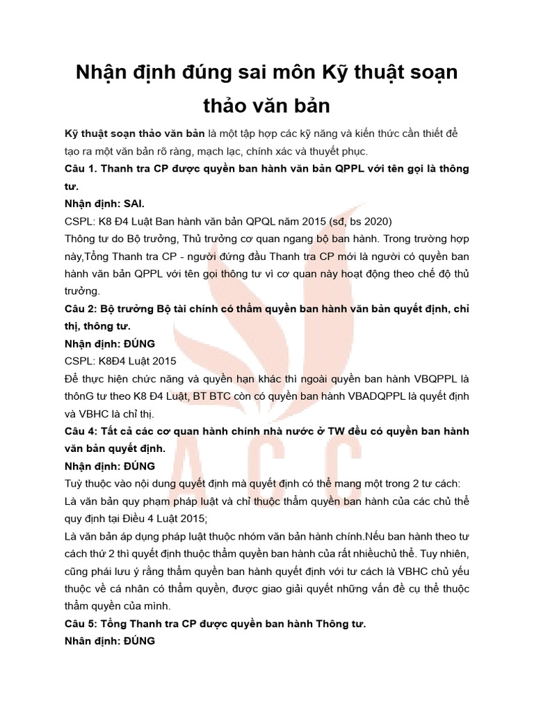 nhan-dinh-dung-sai-mon-ky-thuat-soan-thao-van-ban | PDF