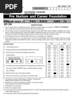 NSEJS 2023 Exam Instructions & Questions | PDF | Epithelium | Heart Valve