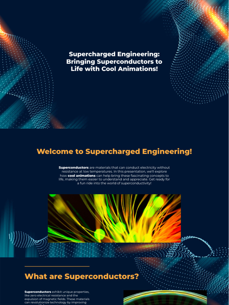 Slidesgo Supercharged Engineering Bringing Superconductors to Life With ... Slidesgo Supercharged Engineering Bringing Superconductors to Life With ...