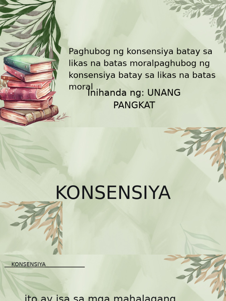 Presentasyon NG Unang-Pangkat | PDF