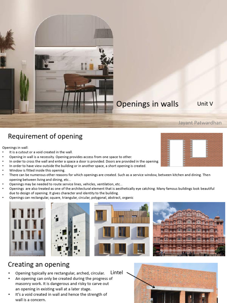 Wall Openings Jp Pdf Gothic Architecture Concrete