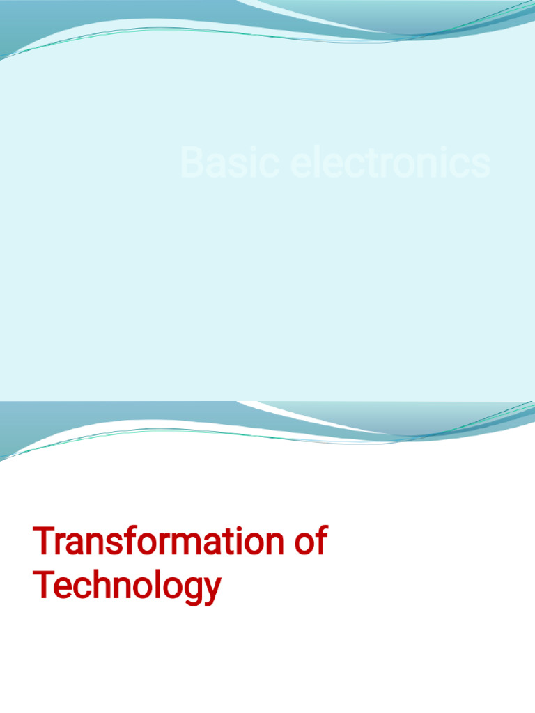 Basic Electronics | PDF