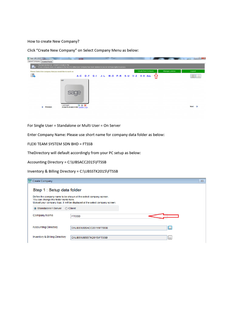 New Company Setup Guide | PDF