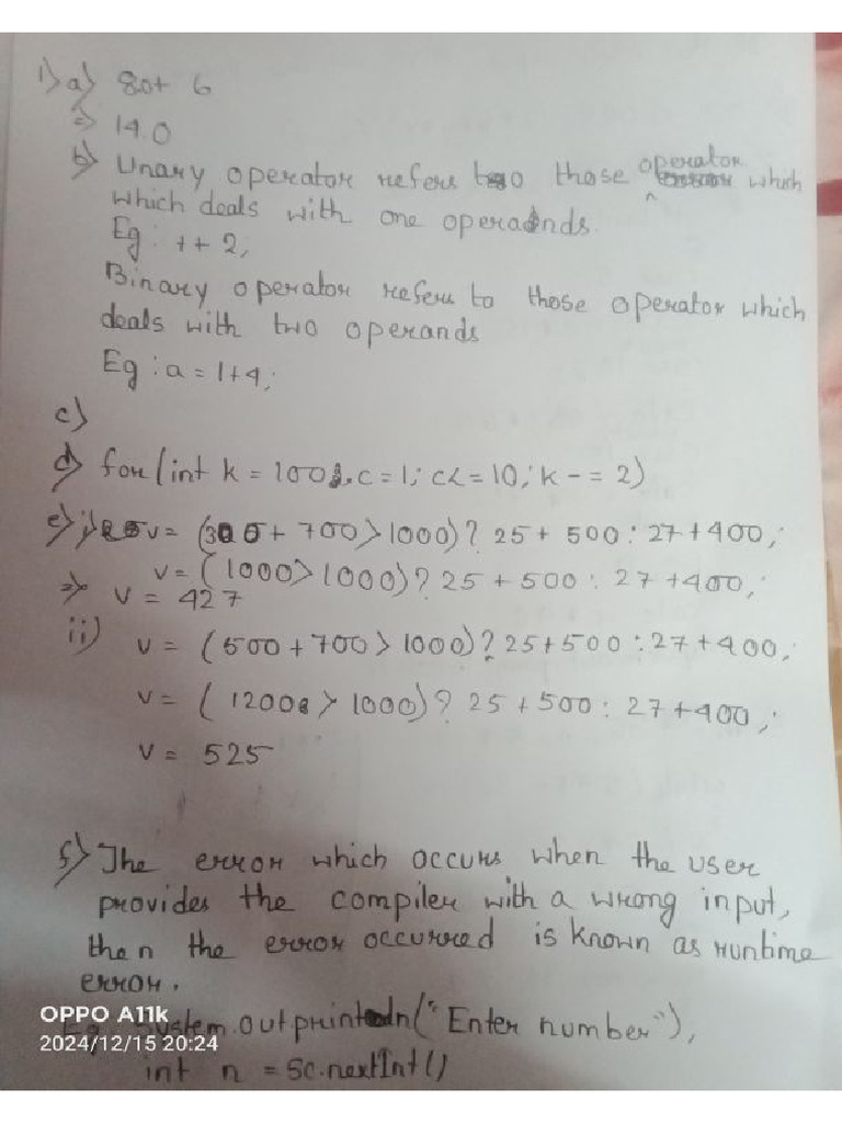 Test 3 Answer Sheet | PDF