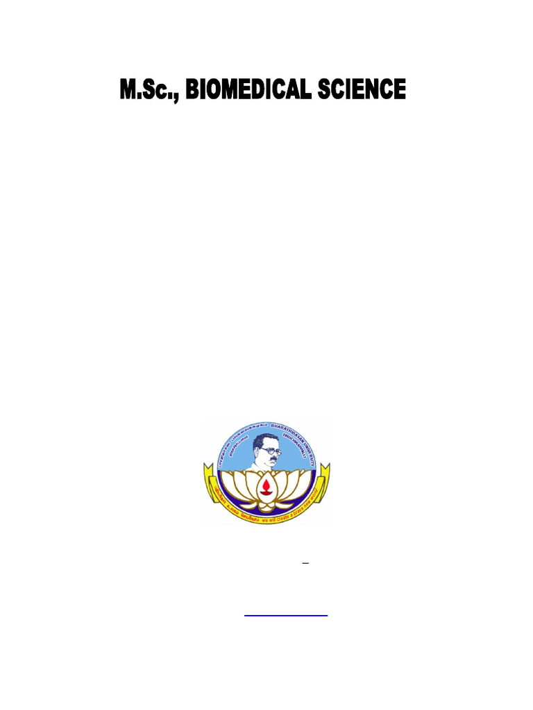 MSC Biomedical Science Course Structure 2022 | PDF | Thesis ...