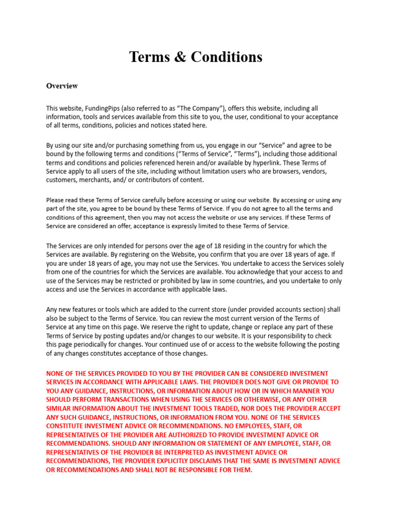 Terms and Conditions | PDF | Indemnity | Legal Liability