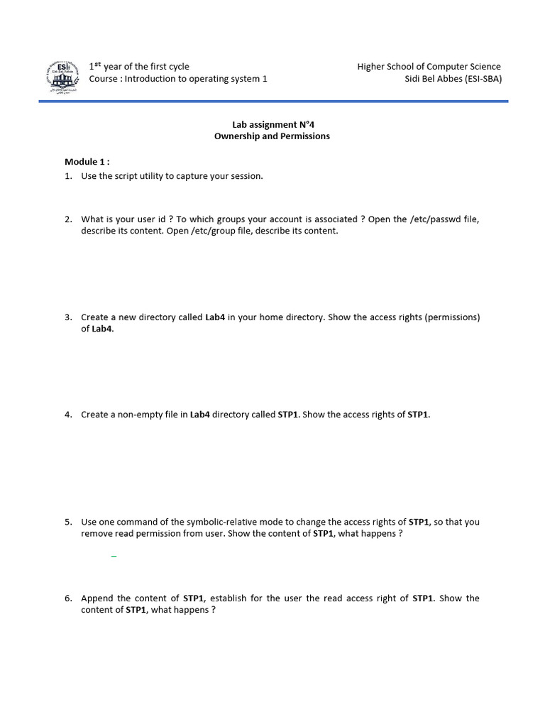 Lab Assignment_4-Solution (5) | PDF | Operating System Technology ... Lab Assignment_4-Solution (5) | PDF | Operating System Technology ...