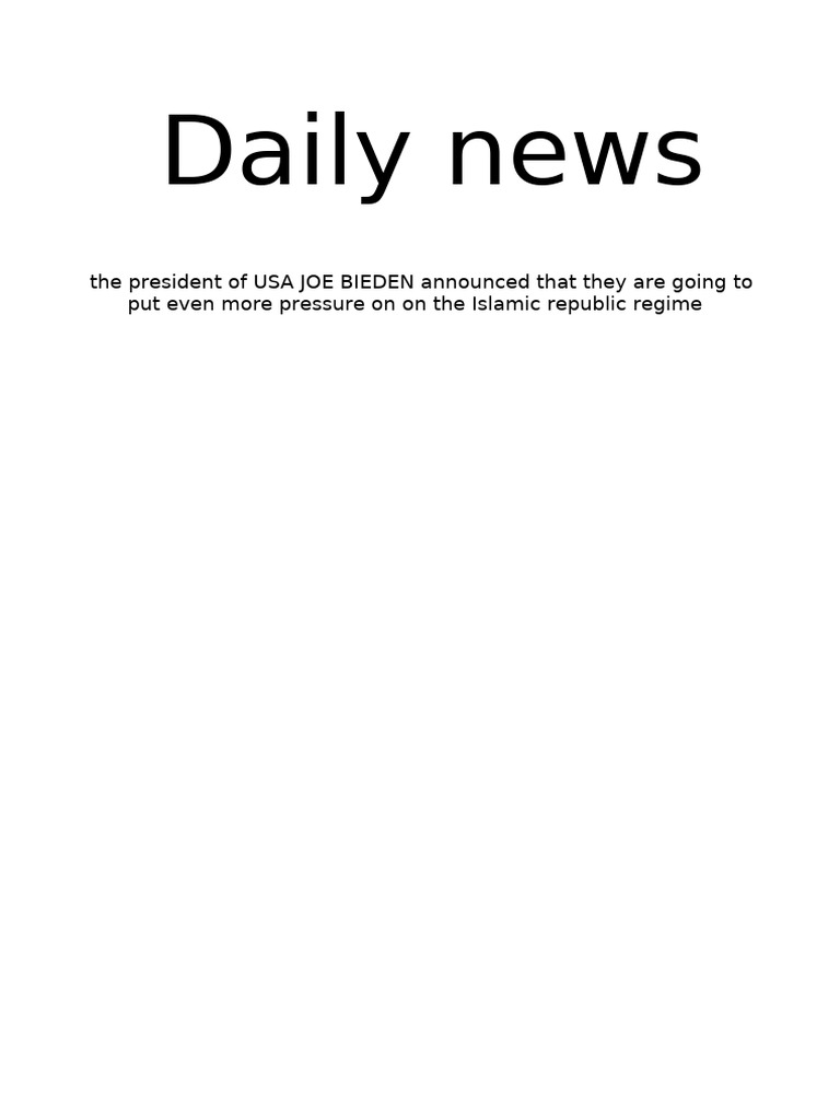 Daily News | PDF