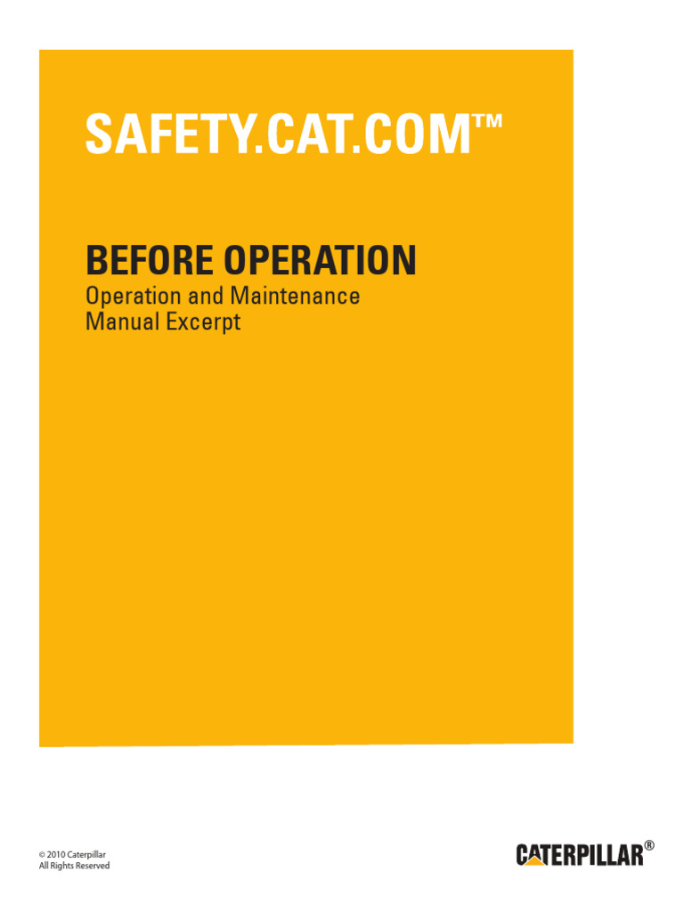 966G Series II and 972G Series II - Before Operation | PDF | Leak ...