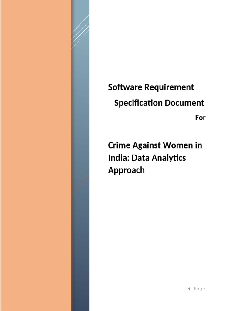 Srs Document Pdf Data Analysis Data