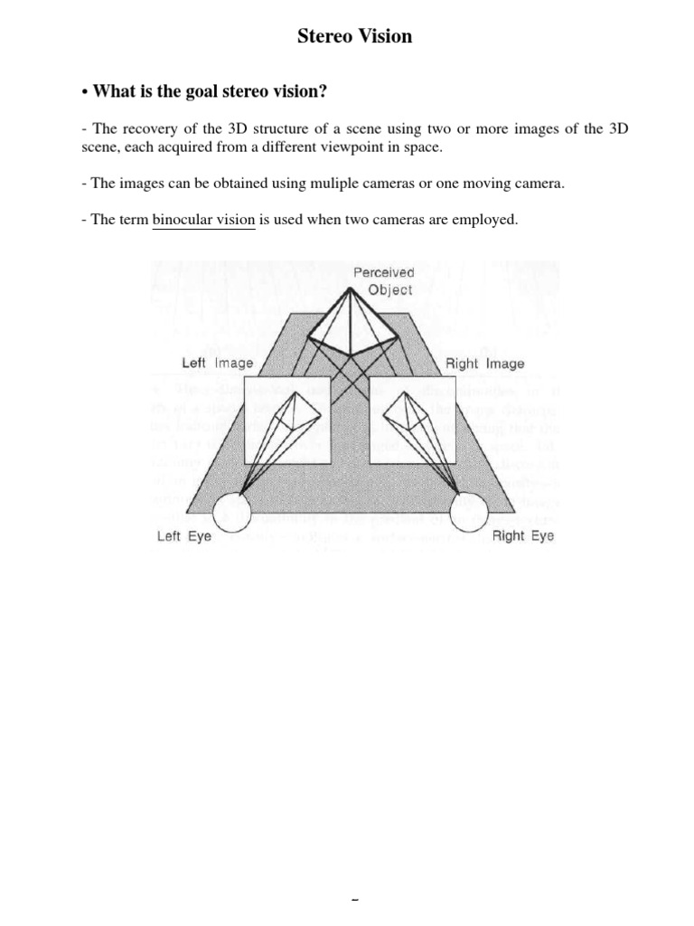 3D Stereo Camera | PDF | Stereoscopy | Space